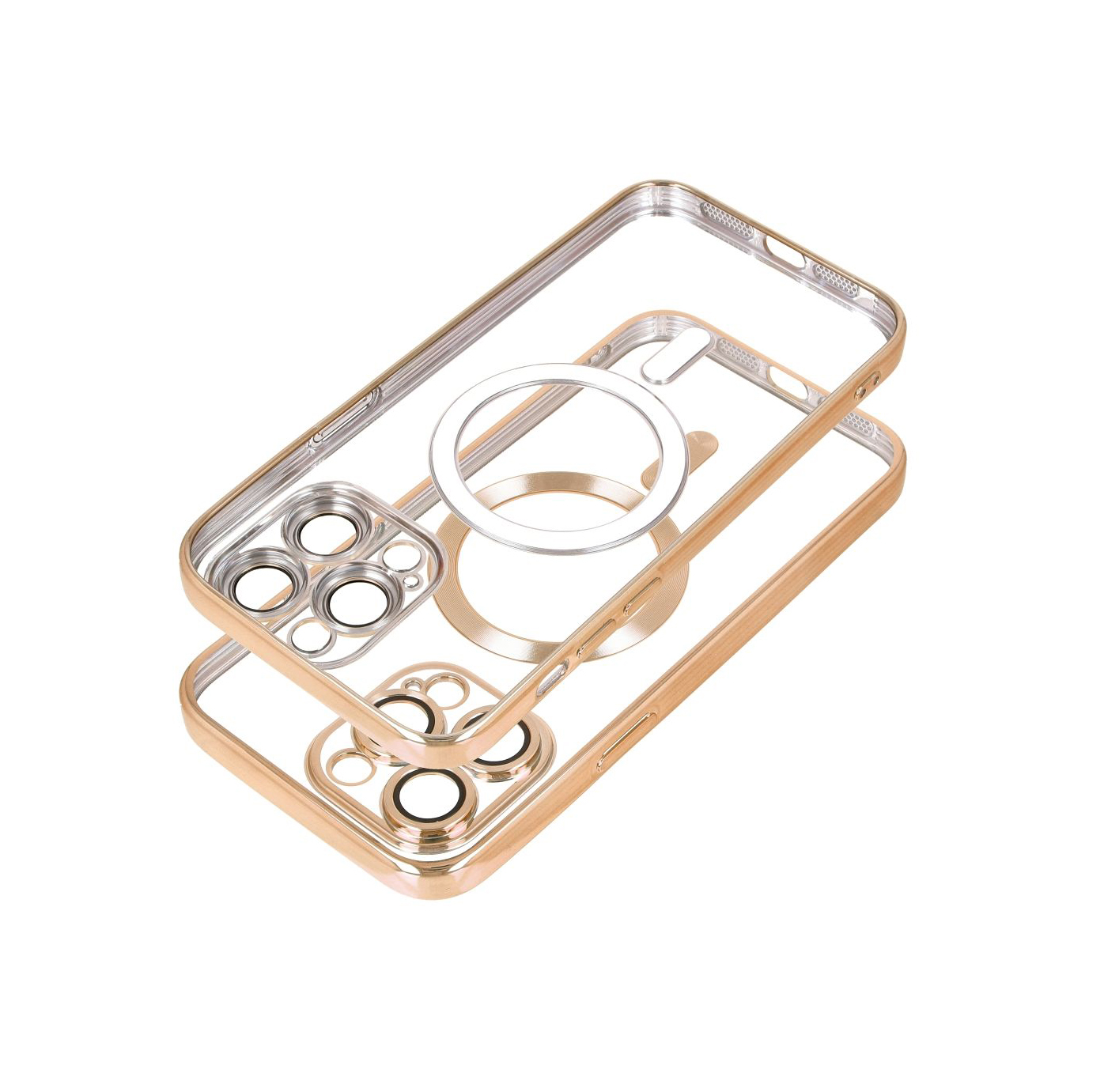 Electro Mag Cover съвместим с MagSafe за SAMSUNG S24 PLUS златен ...